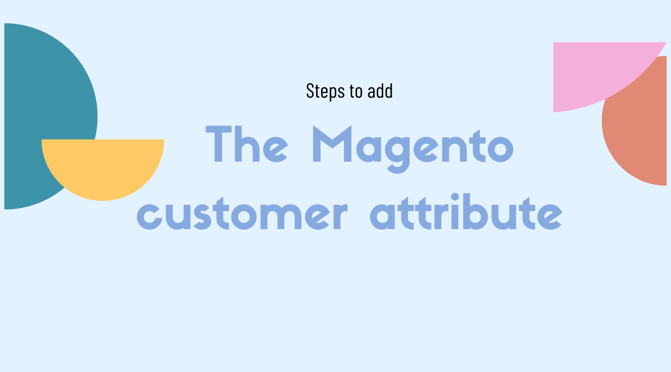 Magento Customer Attribute How To Create It For Magento 2 Stores